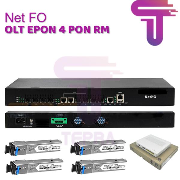 Jual OLT EPON 4 PON (AC 220V + DC 12V) Chassis Rackmount 1U - 4x SFP ...