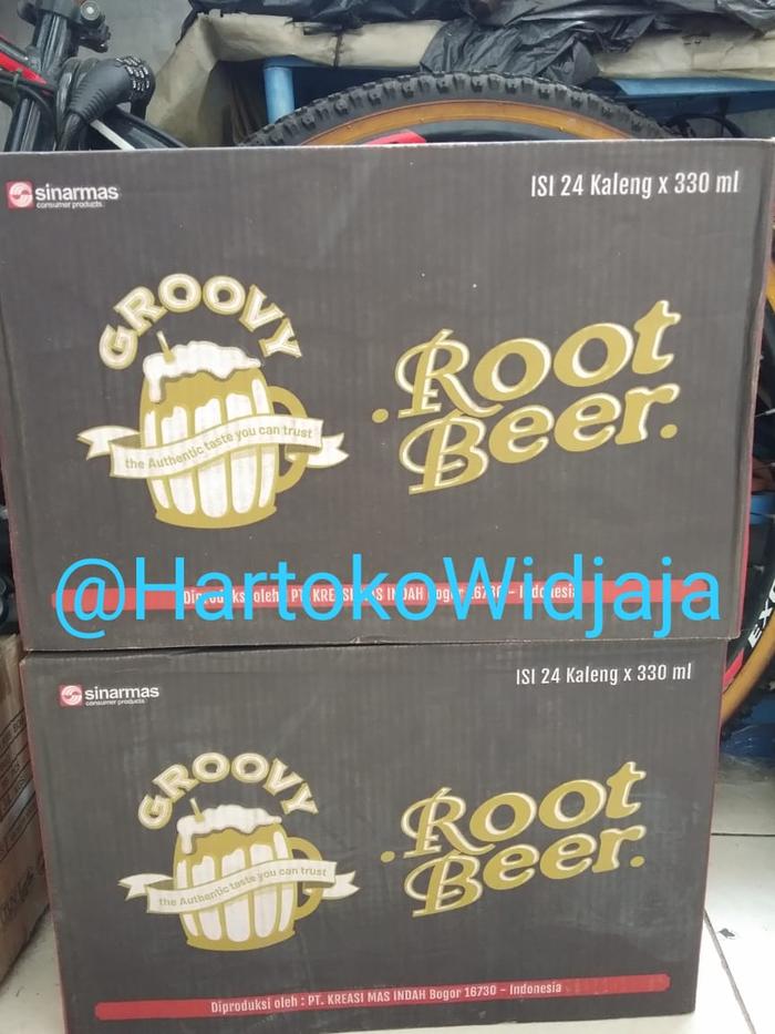 Jual ROOT BEER GROOVY/ROOTBEER 330ML SODA DUS ISI 24 KALENG - Jakarta ...