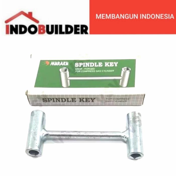 Jual KUNCI SPINDLE SILINDER GAS CABANG EMPAT MURAKU / SPINDLE KEY 4 WAY ...