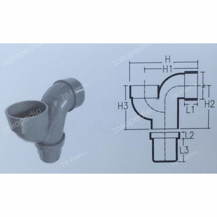 Jual P-Trap Pipa 2 inch Power / P Trap 2 inch Pipa Power - Kota ...