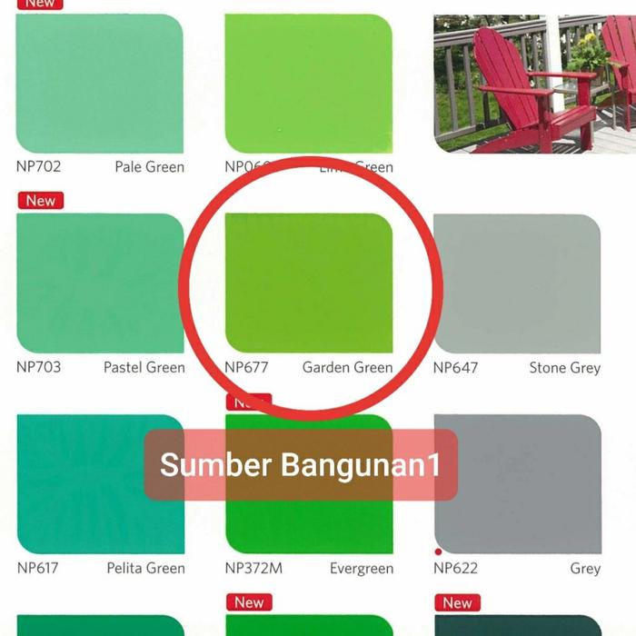 Jual Cat Kayu dan besi Bee Brand Junior66 Nippon Paint 1kg Warna pagar ...