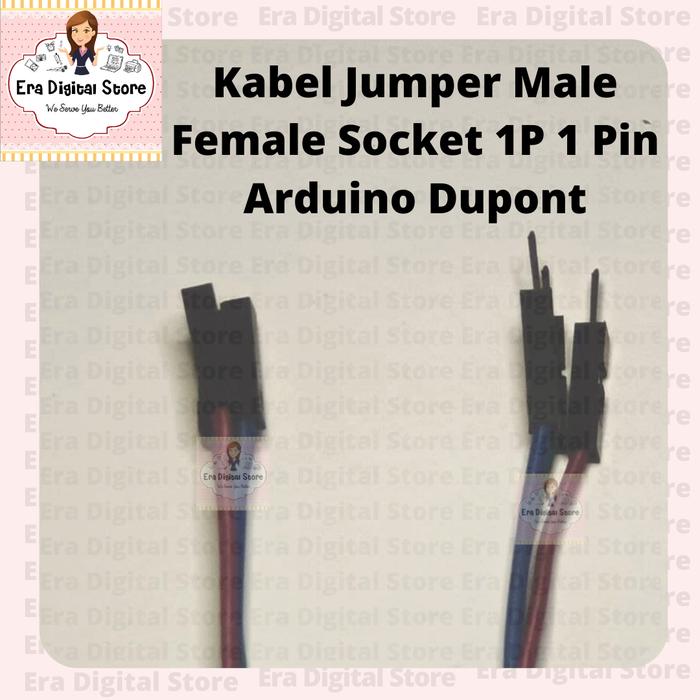 Jual Kabel Jumper 1P 1 Pin Male Female Socket Arduino Dupont - Kota ...
