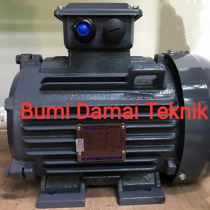 Jual Elektro Motor Teco AESV1S 1.5kw 2hp 4pole 3phase 50Hz B3 - Jakarta Barat - Bumi Damai ...