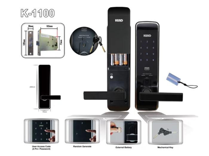 Jual Smart door lock Kend K-1100 (gagang/Hendel pintu Digital) - Kab ...