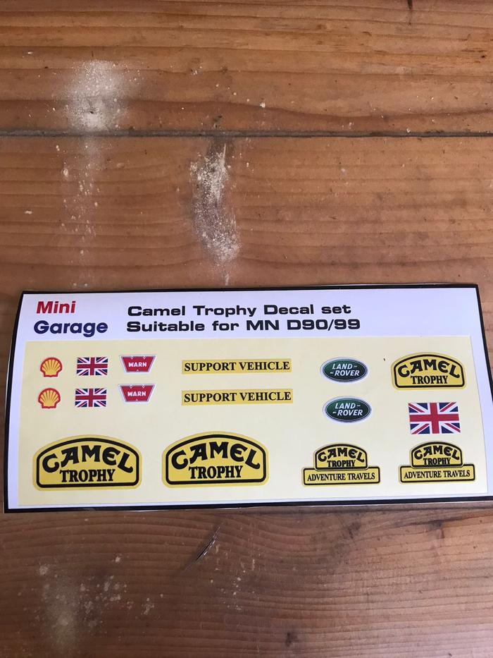 Jual Sticker detaling RC Camel Trophy MN D90 land rover defender ...