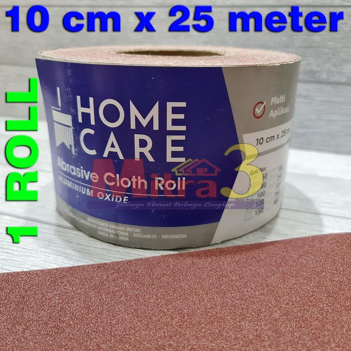 Jual Amplas Rol HOME CARE 25M / Kertas Gosok Pasir Ampelas Duco Halus ...