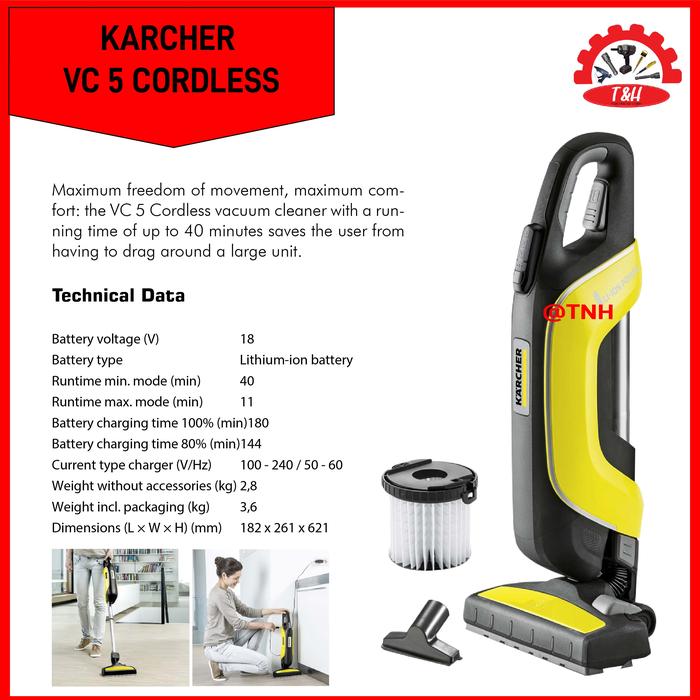 Jual Karcher Hand Held Vacuum Cleaner | VC 5* EU - Jakarta Barat ...