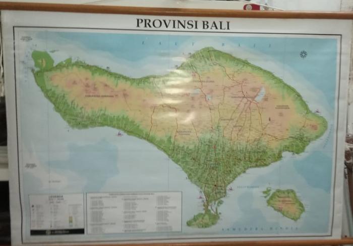 Jual Peta Provinsi Bali Peta Dinding Di Seller Hachi - Cengkareng Timur ...
