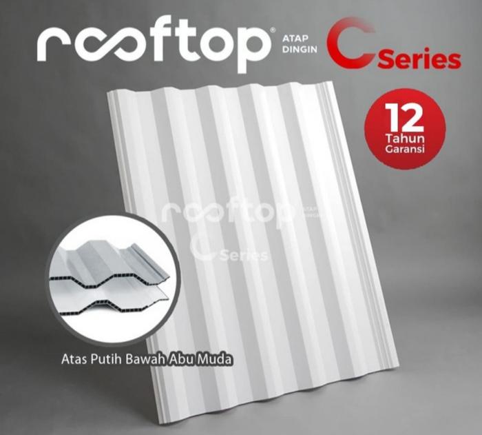 Jual Atap UPVC Rooftop C-Series (Atas Putih - Bawah Abu Muda) - Kab ...