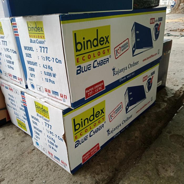 Jual odner bindex A5/1/2 foolscape 75mm type 777/dus biru - Jakarta ...