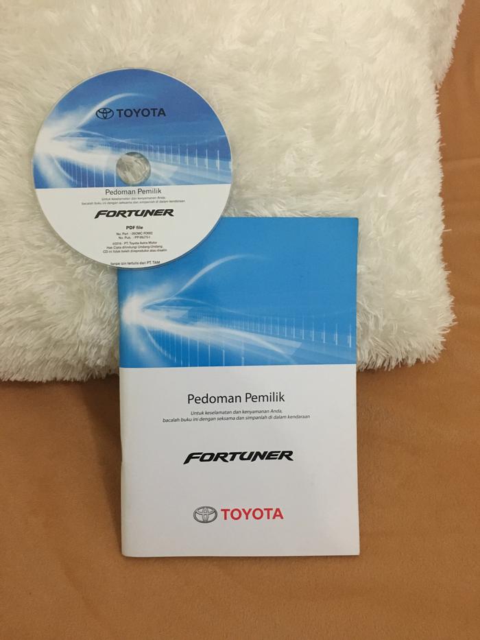 Jual Manual Book Toyota Fortuner Vrz 2016-2020 Buku Panduan Pedoman ...
