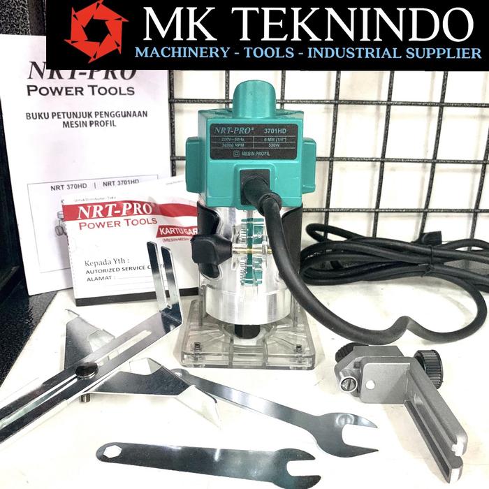 Jual NRT Mesin Profil 3701 HD Mesin Router Profil Kayu Trimmer 6 mm ...