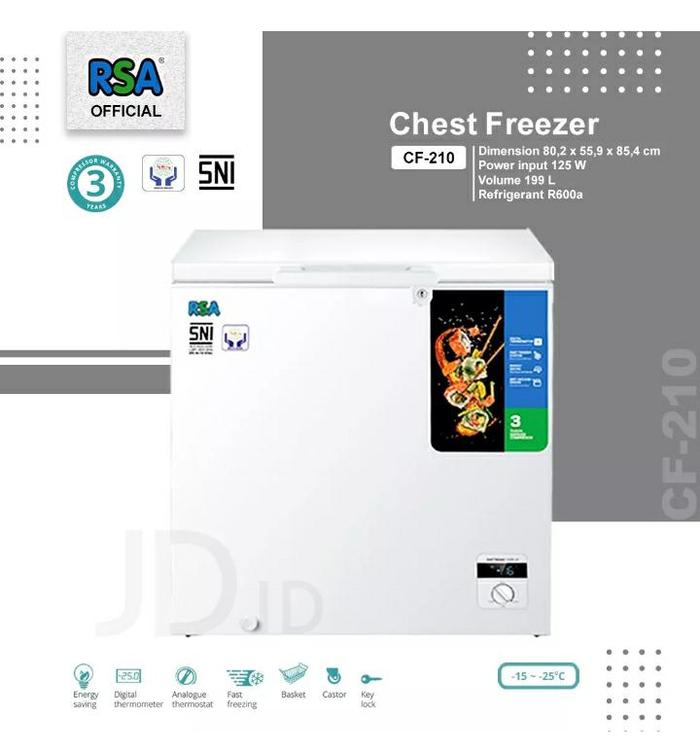 Jual freezer box RSA 200 liter CF.210 - Kota Serang - Sunjui Elektronik ...
