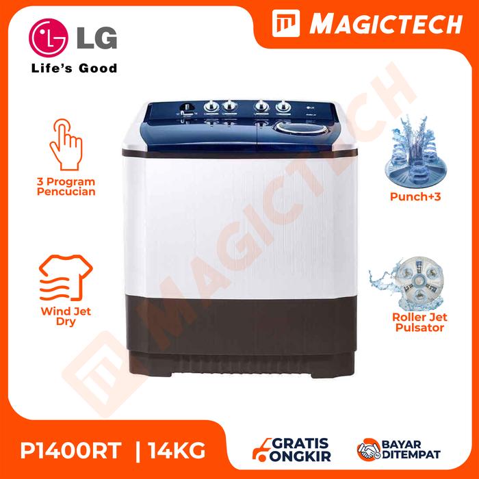 Jual MESIN CUCI LG 14 KG P1400RT MANUAL 2 TABUNG - 2021 - Kota Batam ...