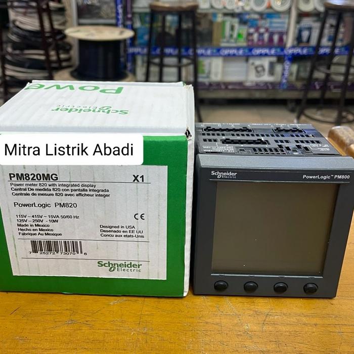 Jual Power Meter PM820MG PM820 Schneider/ Powerlogic PM820 PM820MG ...