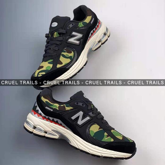 New Balance 2002R X BAPE Green Camo M2002RBF Laced, 49% OFF