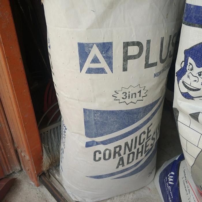 Jual cornice adhesive 1kg aplus semen gypsum cornes cornis 1 kg - Kota ...