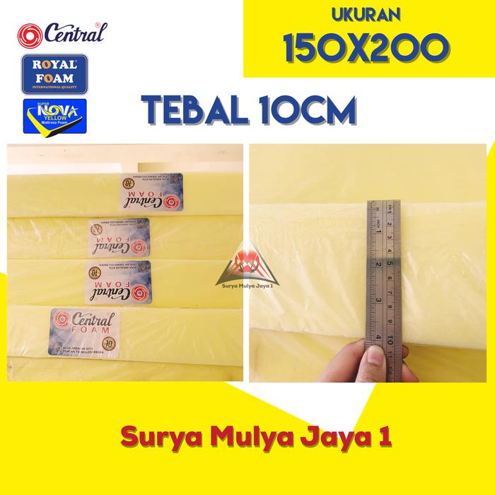 Jual BUSA LEMBARAN ROYAL FOAM / CENTRAL FOAM UK 150 x 200 x 10CM - Kota ...