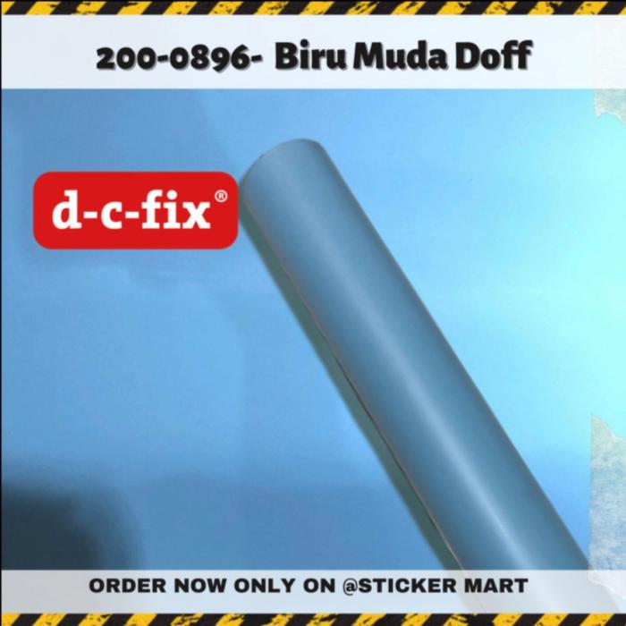 Jual Stiker Aquarium Lemari meja Biru doff Blue Matte Dcfix - ice blue ...