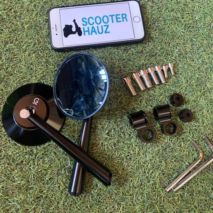 Jual SPION RETRO BULAT CLASSIC VESPA-W175-XSR-JAPSTYLE-CAFE RACER ...