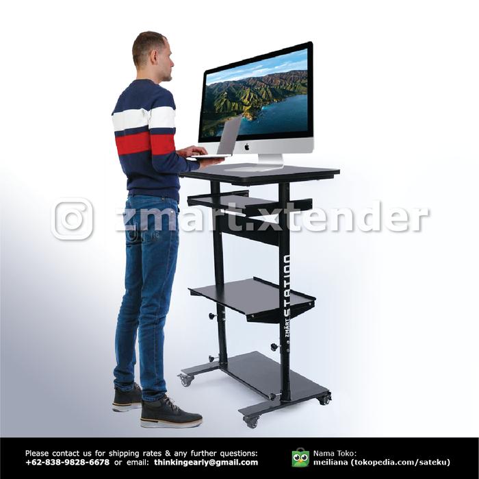 Jual ZMART STATION - Meja Standing Meja Kerja Berdiri Meja Presentasi ...