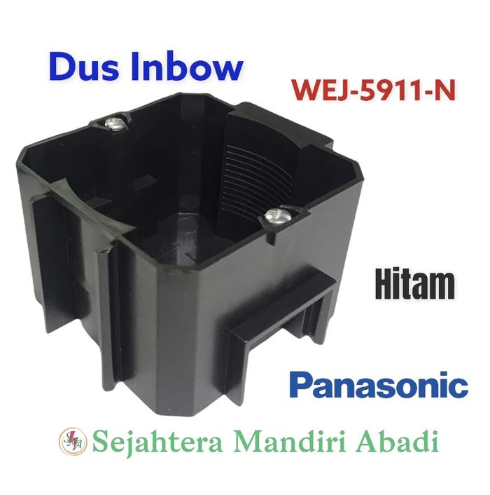 Jual Inbow Dus Panasonic Plastik Hitam Kotak Tanam Saklar Tembok ...