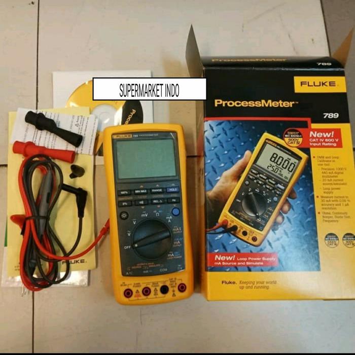 Jual Fluke 789 processmeter digital multimeter process meter usa ...