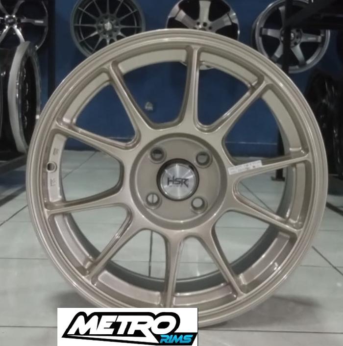 Jual Velg mobil Racing R15 HSR ZICO Ring 15 Lebar 7 pcd H4x100 ET 42 GOLD - Jakarta Selatan ...