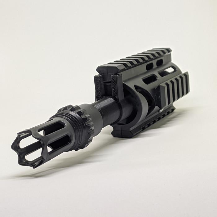 Jual Outter Barrel Extender dcobra M416 /AR15 predator force rail ...