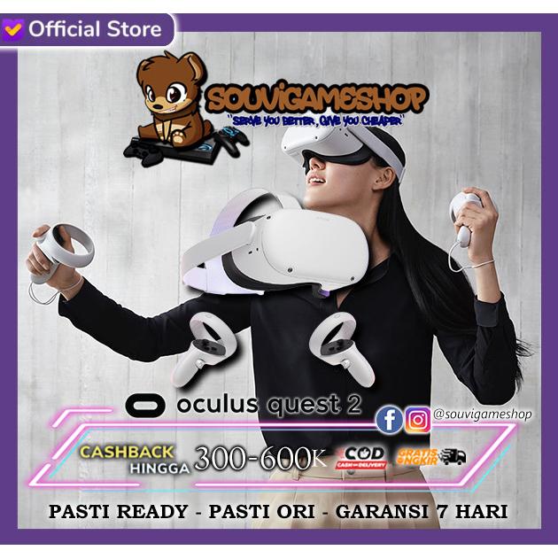 PALING MURAH !! OCULUS QUEST 2 - ADVANCED GAMING VR AIO HEADSET 128GB ...