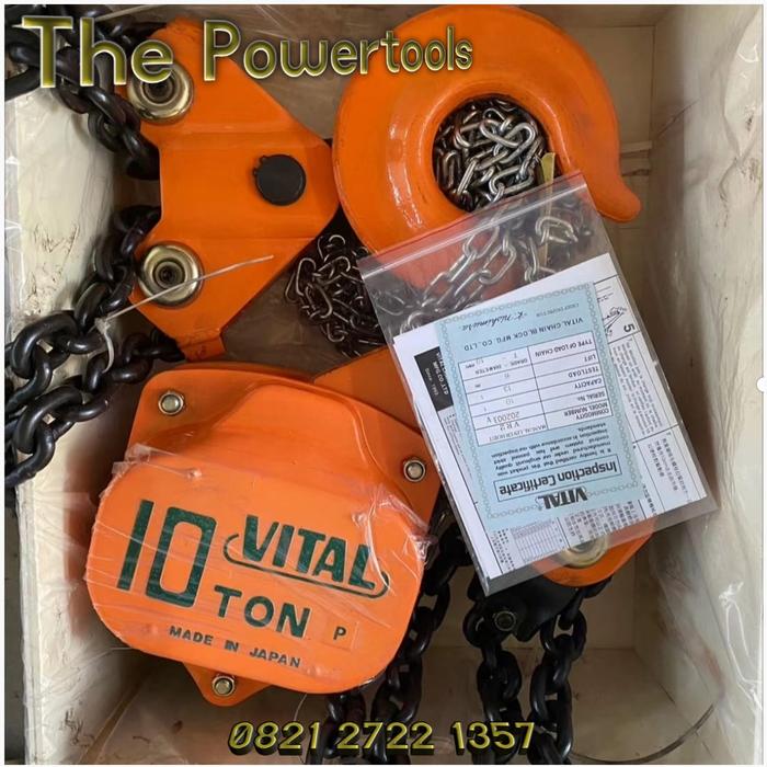 Jual Takel Chain Block 10 TON 7 METER MERK VITAL - Jakarta Utara - The ...
