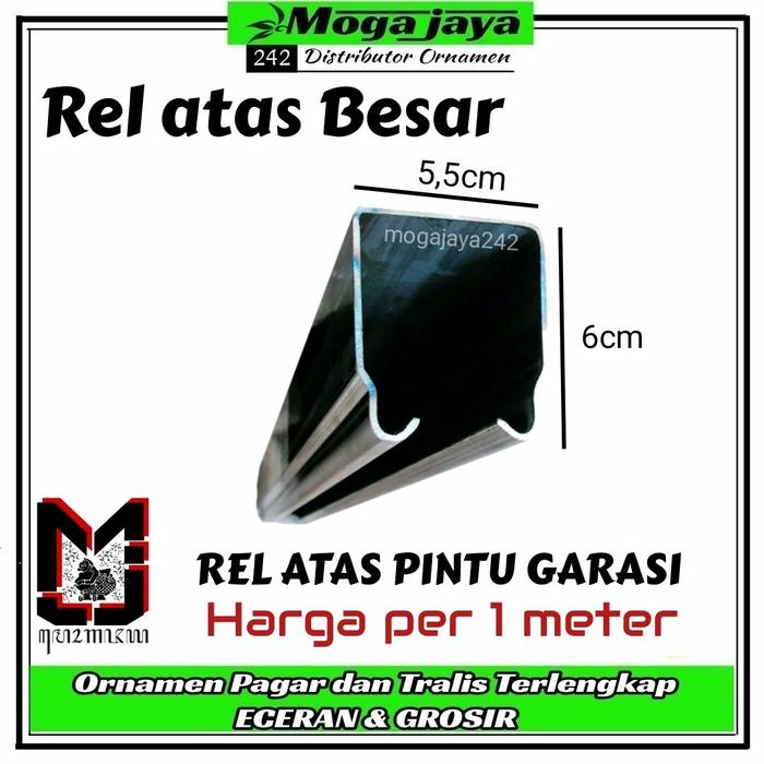 Jual rel atas besar pintu garasi 1meter bukan handerson bukan wina ...