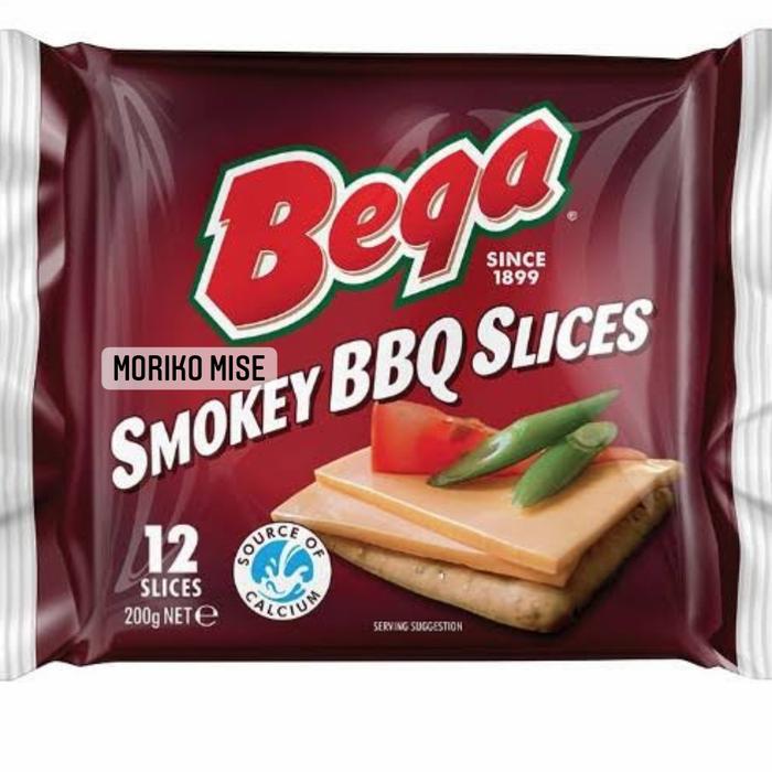 Jual BEGA smokey BBQ slice 200gr keju RED cheddar sliced / cheddar ...