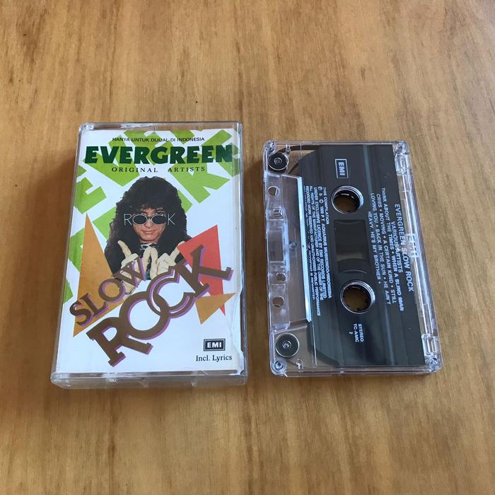 Jual kaset pita various artist / evergreen slow rock - Kota Semarang ...