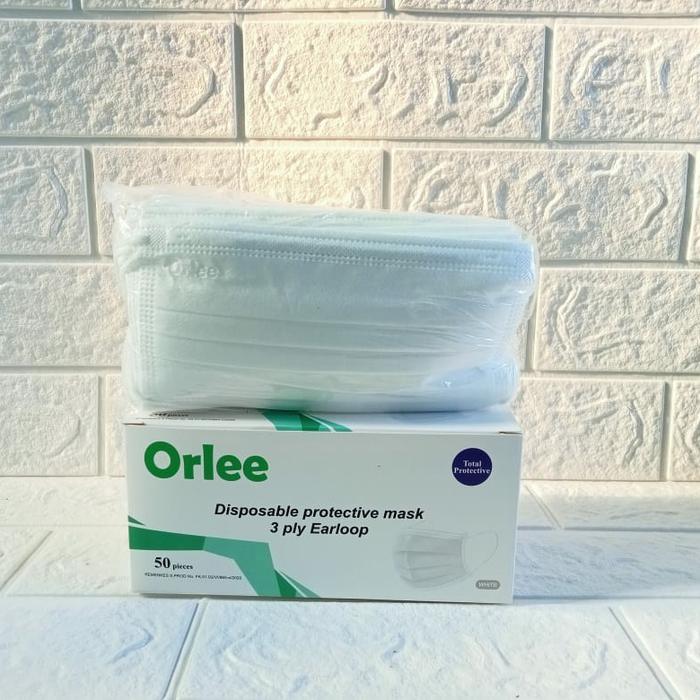 Jual masker earloop orlee 3 ply - Putih - Kota Surakarta - ery mask ...