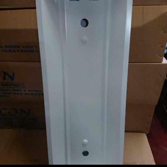 Jual Kap Lampu TL TKI 2X18 Watt Set Rakitan TL Neon philips 18Watt 60CM ...