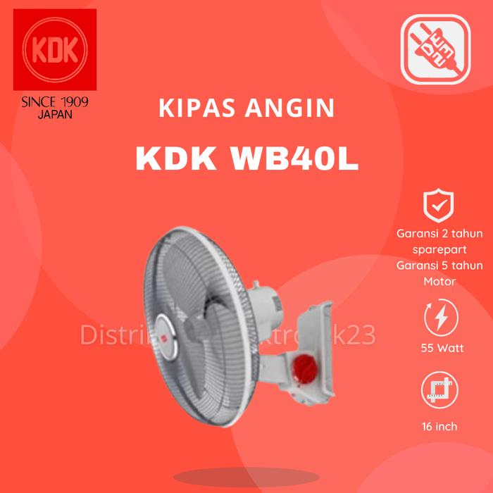 Jual KIPAS Angin KDK WB40L Wall fan 16in - Jakarta Utara - Distributor ...