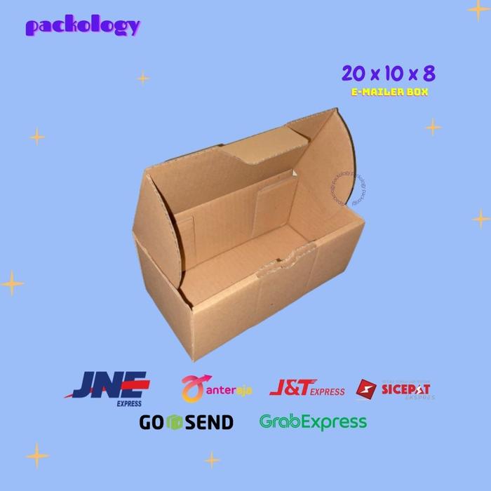 Jual BOX/KARDUS/DUS DIE CUT 20x10x8 cm PIZZA PACKAGING POLOS OLSHOP ...