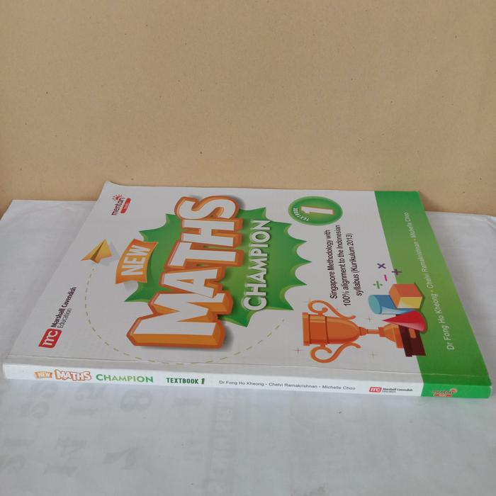 Jual Buku Original New Maths Champion Textbook 1.by Dr Fong Ho Kheong ...