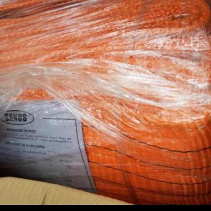 Jual Webbing Sling 40 ton x 10 M Duplex Webbing Seling Pengikat Barang ...