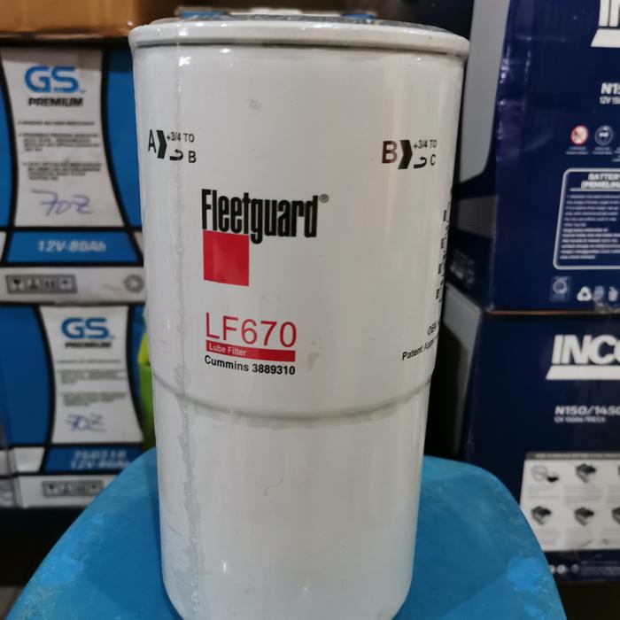 Jual OIL FILTER FLEETGUARD LF670/LF-670/LF 670 FILTER OLI - Kota Medan - GENSETPART88 | Tokopedia