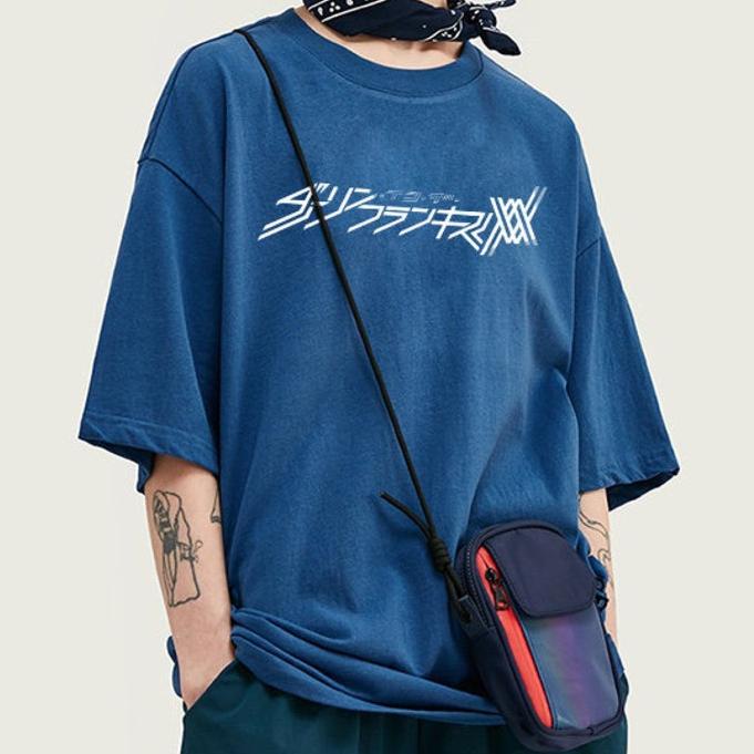 Jual Tshirt Kaos Anime Manga Zero Two Logo Casual Darling in The Franxx ...