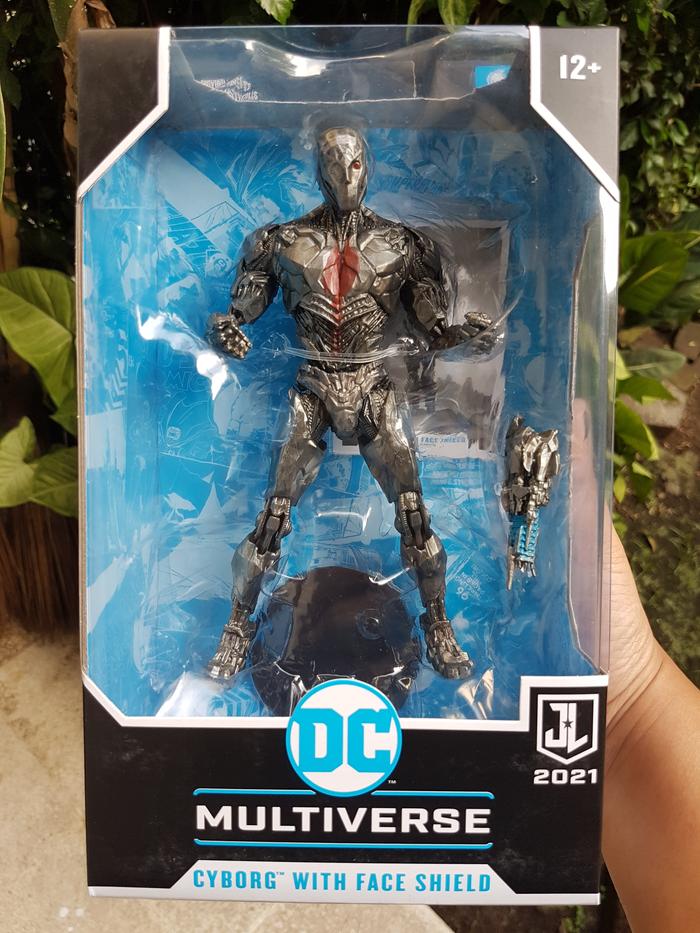 Jual DC Multiverse Cyborg Face Shield Helmet Mask Justice League ...