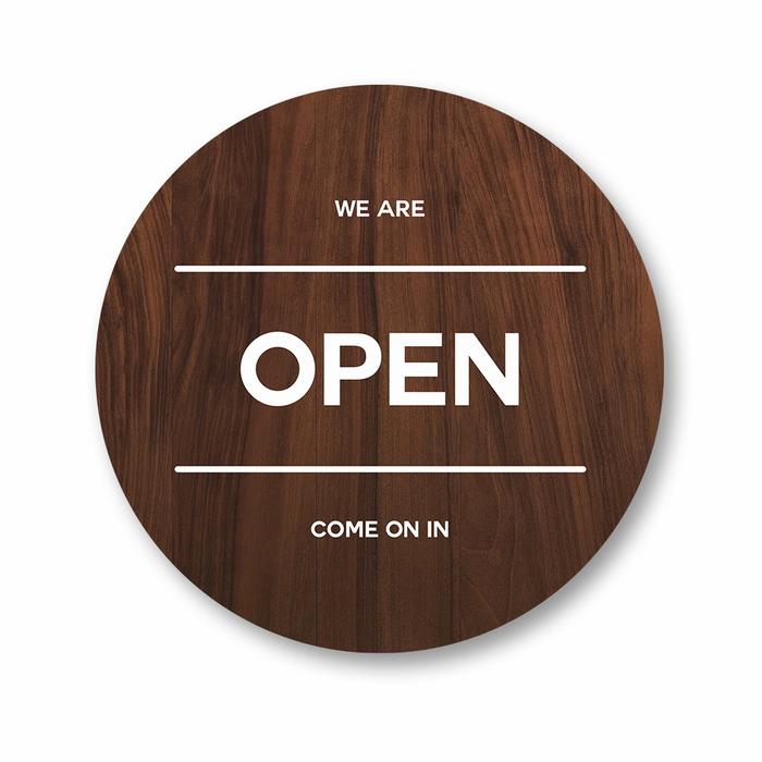 Jual sign open close - open closed retail - papan tanda buka tutup toko ...