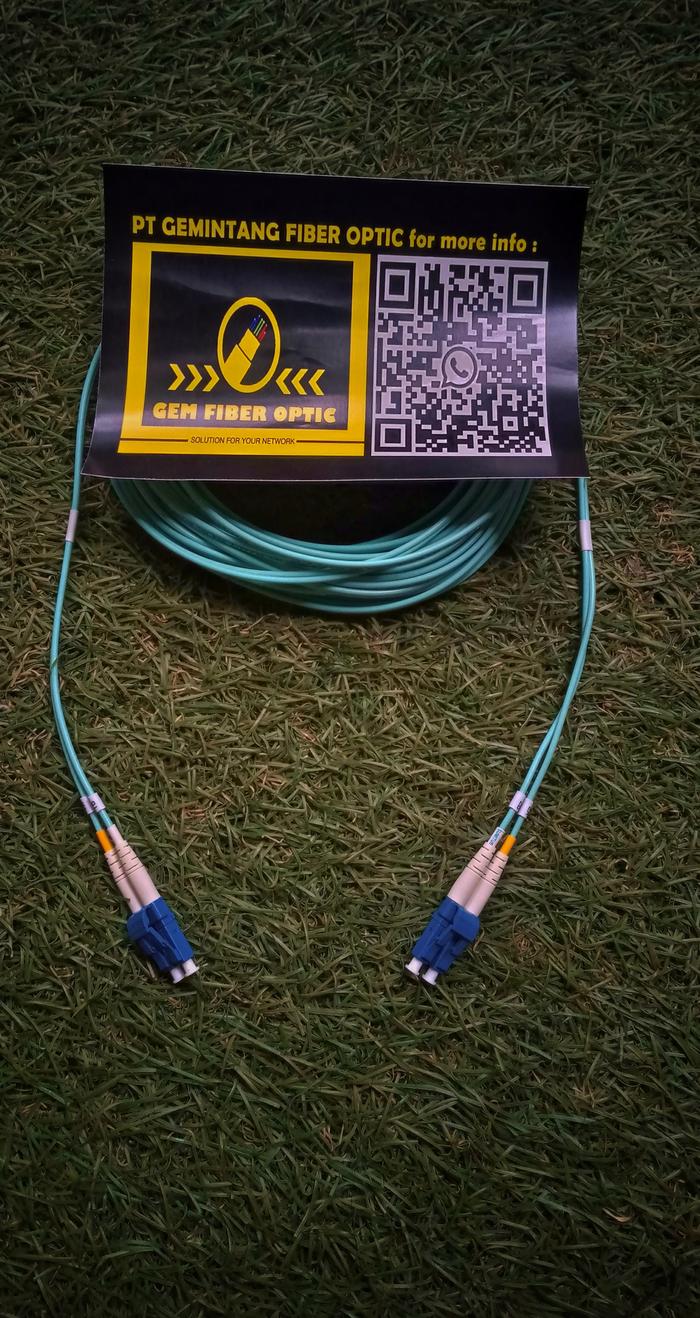 Jual LC - LC 3 Meter Multimode OM3 Duplex 2mm Patch Cord Fiber Optic Cable - Jakarta Selatan ...