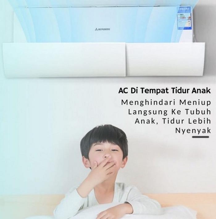 Jual Talang Reflektor Ac Penahan Hembusan Angin Ac Air Screan Cover ...
