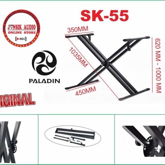 Jual Paladin Sk55 Sk-55 Sk 55 Stand Keyboard Besi Stand Piano Besi Di Seller Rukia - Cengkareng ...