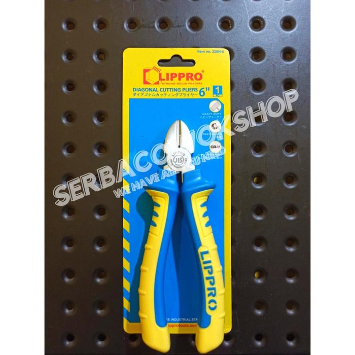 Jual Lippro Tang Potong 6" Inch Diagonal Cutting Pliers CRV Material ...