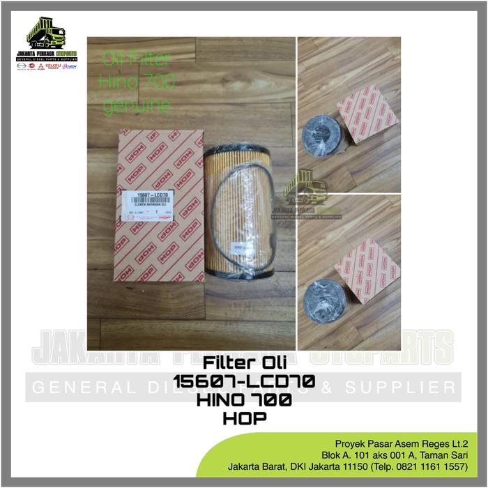 Jual Oil Filter Filter Oli Elemen Saringan Oli 15607-LCD70 Hino 700 HOP ...