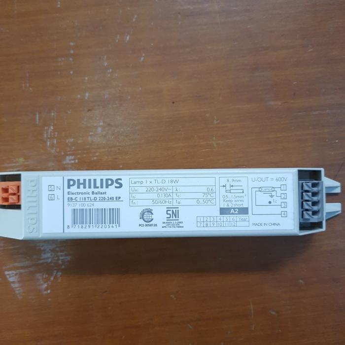 Jual Ballast travo TL elektronik EBC 118 18w 18 watt EP philips - Jakarta Pusat - Plasma Jaya ...